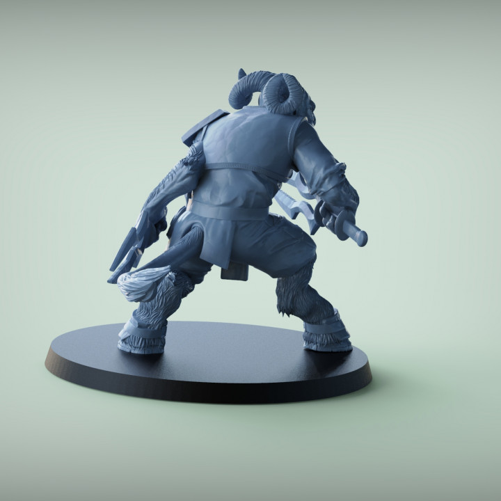 3D Printable satyr by HORDE miniatures