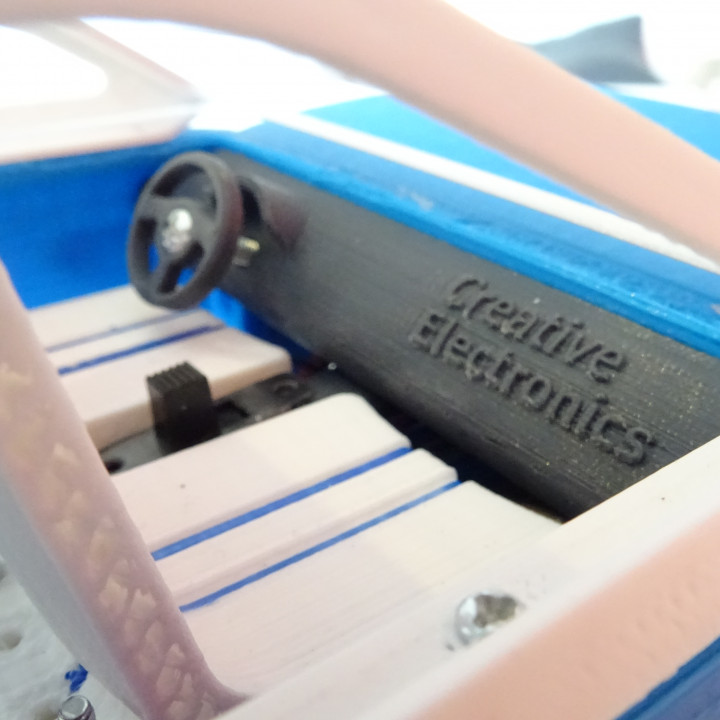 3D Printable Open RC Car V3 - Interior by Creative Electronics