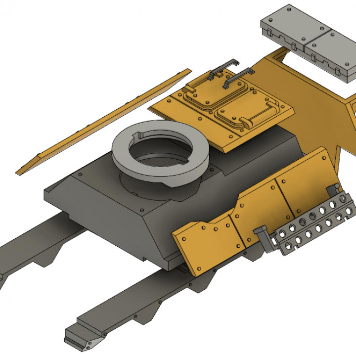 3D Printable LAV - Light Armored Vehicle - 28mm by Tabletop Terrain