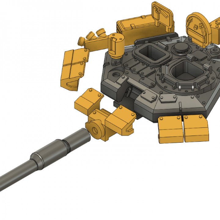 3D Printable Tank - 28mm by Tabletop Terrain