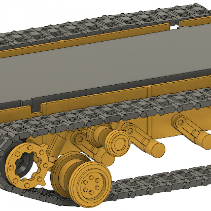3D Printable Tank - 28mm by Tabletop Terrain