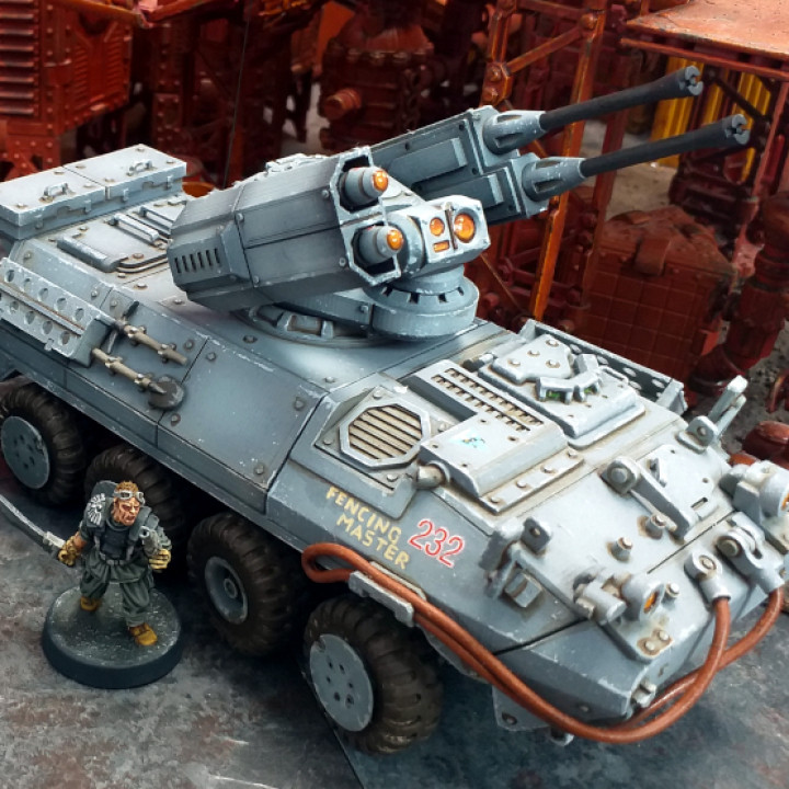 3D Printable Extra Turrets - AA and Autoloader - 28mm by Tabletop Terrain