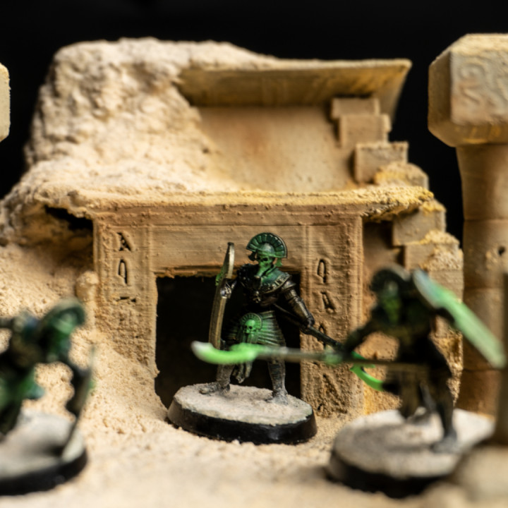 3D Printable Tomb Entrance by Nathan