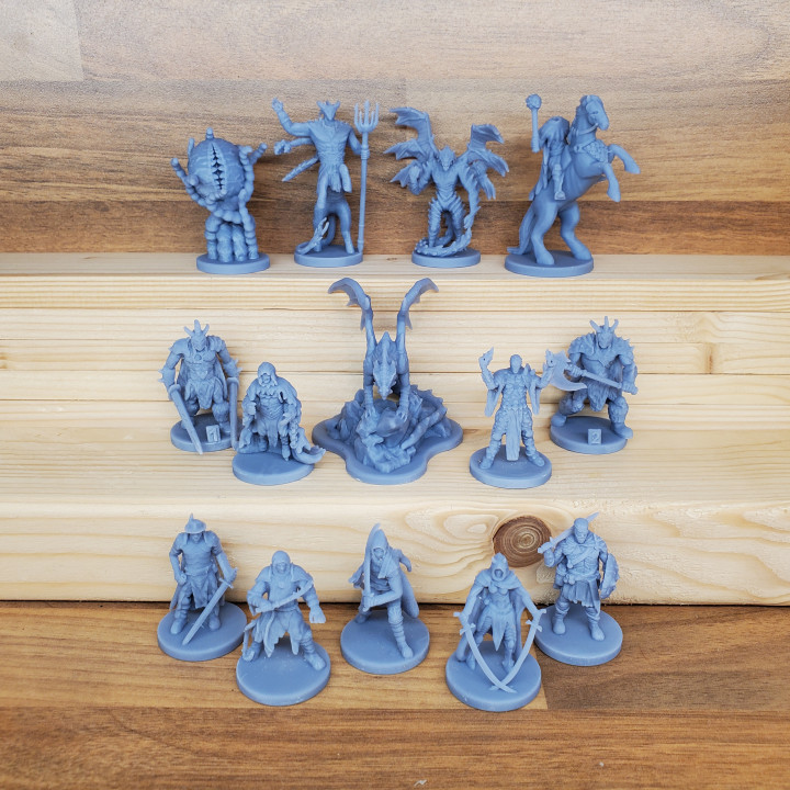 3D Printable Boss Mini Bundle - Pre Supported by Tom's Twisted Tavern