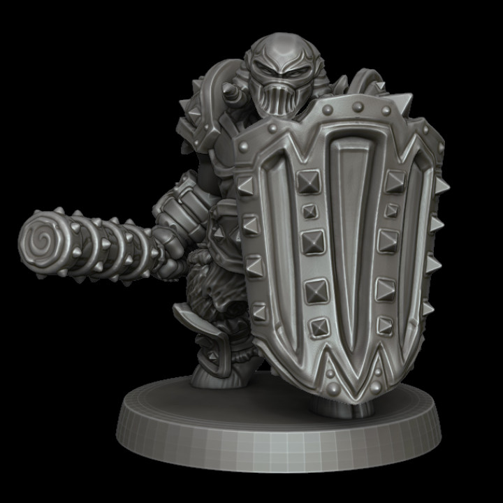 3D Printable Armored Demon - Demon Minion by Jamie Korte