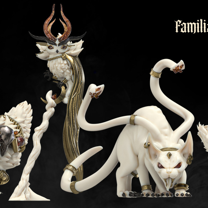 3D Printable Familiars by Heroes Infinite