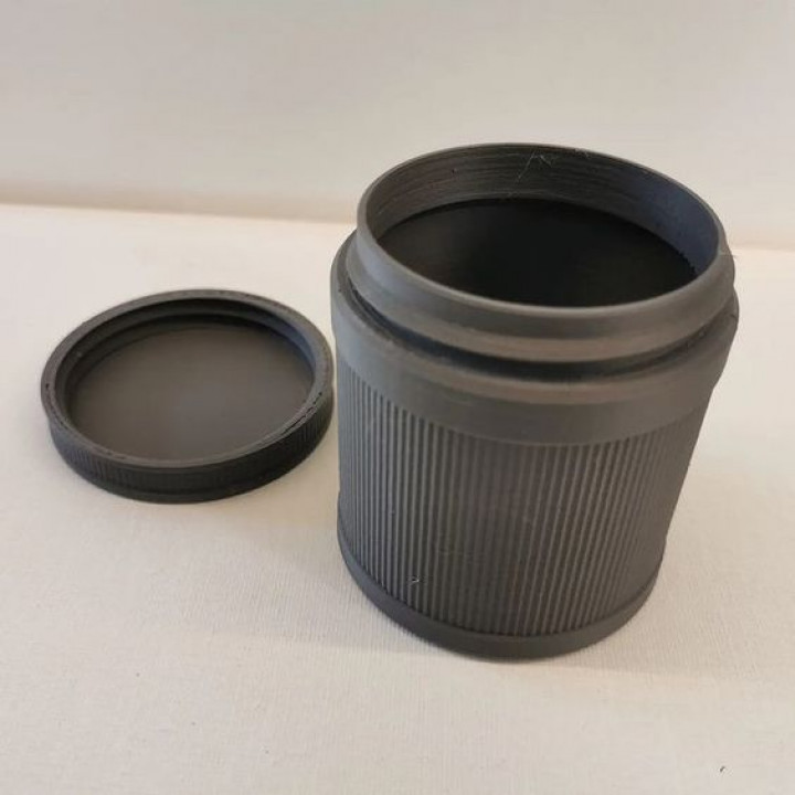 3D Printable THREADED CONTAINER v.5 by Namu3D