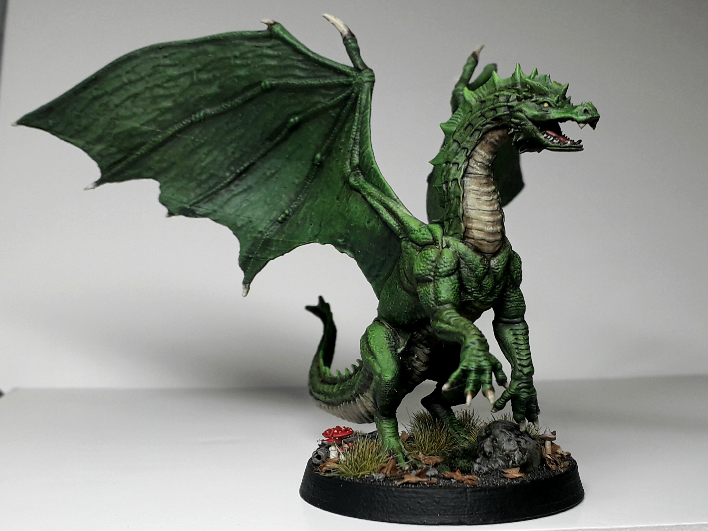 3D Printable Young Forest Dragon / Woods & Swamp Encounter / Green ...