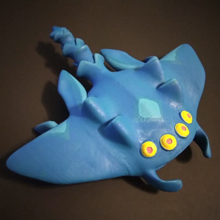 3D Printable Sky Ray, Miniature / Terrain by LostPage