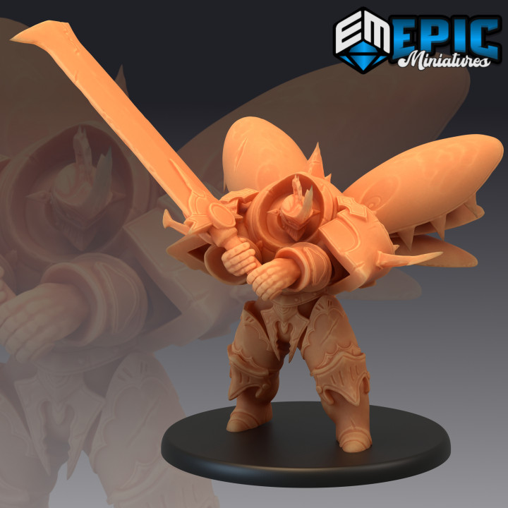 3D Printable Beetle Knight Battle Ready / Insectoid Warrior / Armored ...