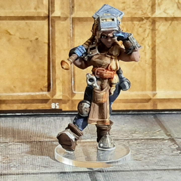 3D Print of Helen, the Blacksmith Halfling by RavenousPuma