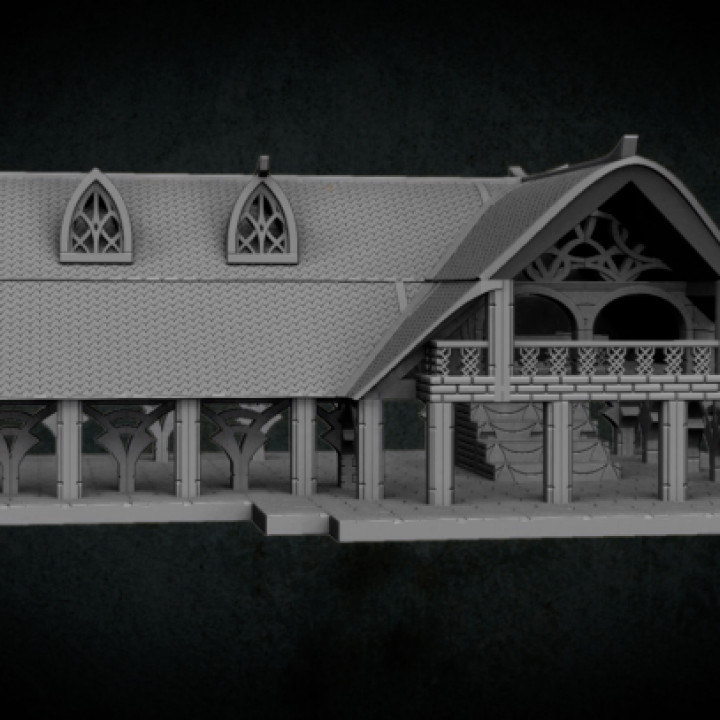 3D Printable High Elves House by Christopher Adam