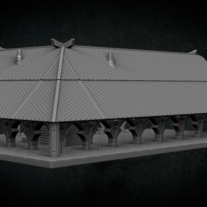3D Printable High Elves House by Christopher Adam