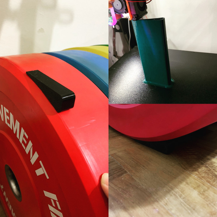 3D Printable Olympic Bumper Weight Plate Wedge by Said