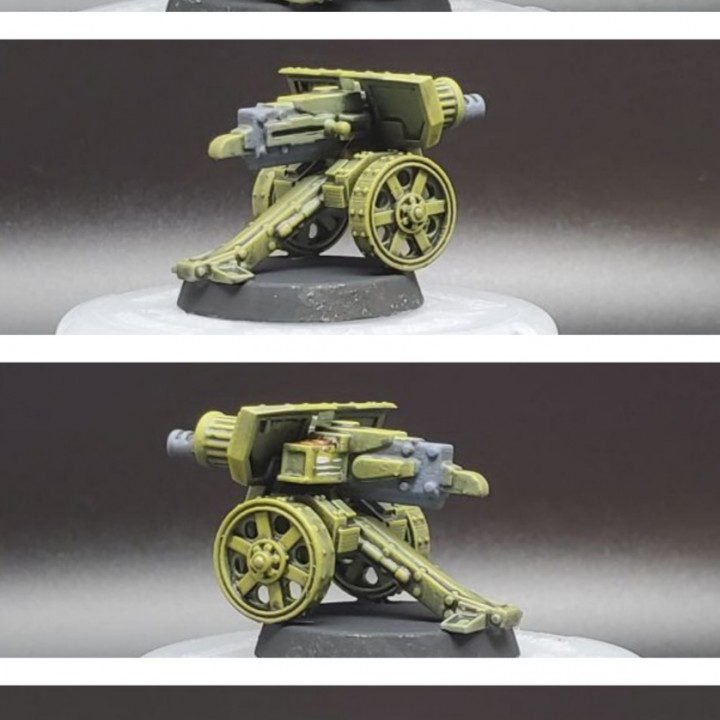 3D Printable Factorum Labs Heavy Weapons Pack 1 by Factorum Labs