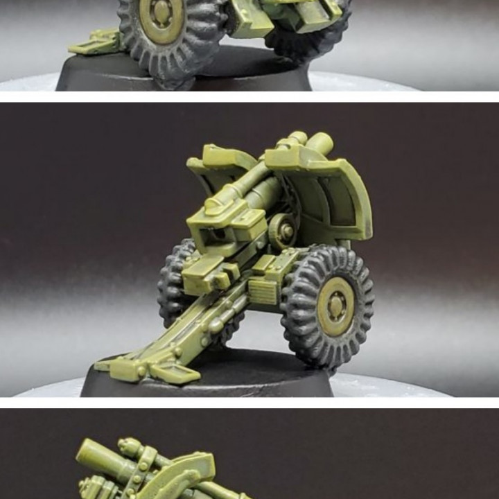 3D Printable Factorum Labs Heavy Weapons Pack 1 by Factorum Labs