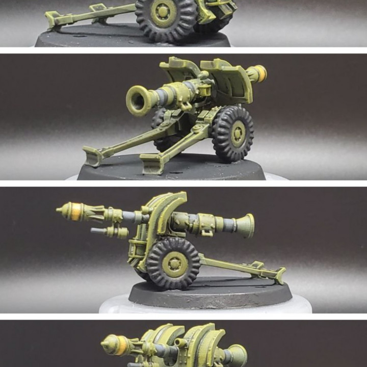 3D Printable Factorum Labs Heavy Weapons Pack 1 by Factorum Labs