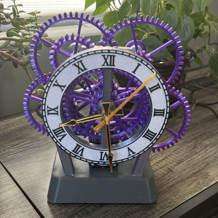 3D Print of Silent Desk Clock by Jsonray
