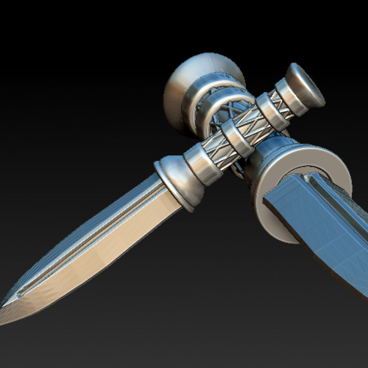 3D Printable ritual dagger by Action Figure Fusion