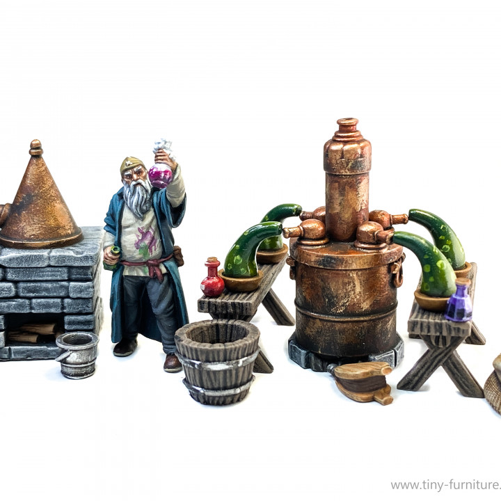 3D Printable Distillery Room by Tiny Furniture