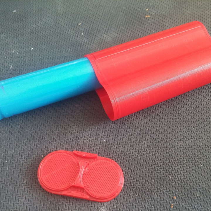3D Printable 2x18650 battery case by deniz