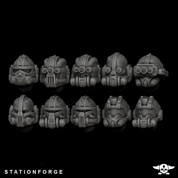 3D Printable Scavenger Frontliners by Station Forge