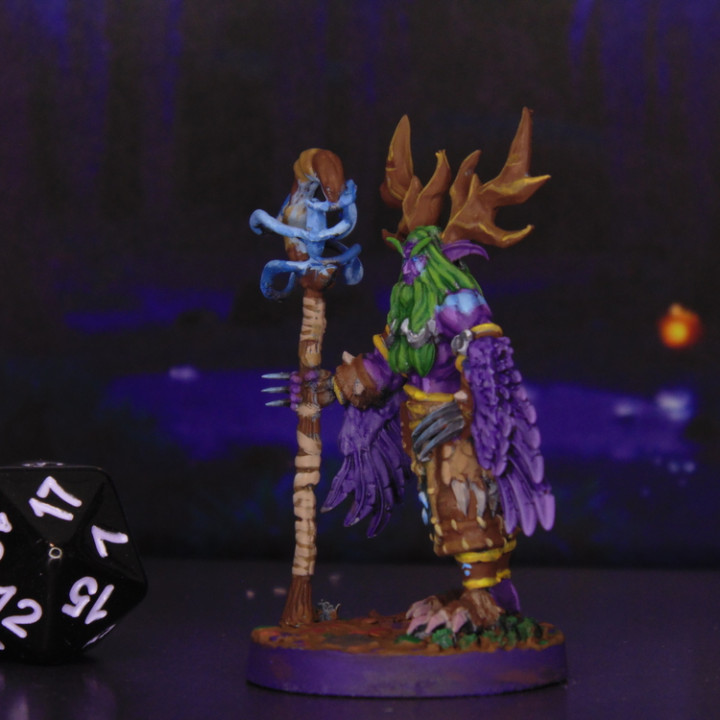 3D Printable Stormrage Night Elf calm posed - 32mm scale printable ...