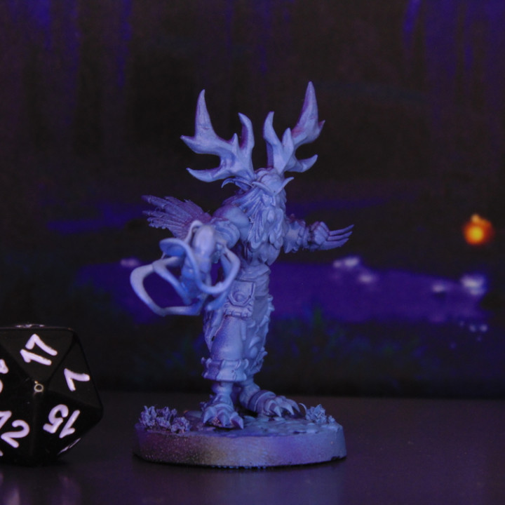 3D Printable Stormrage Night Elf attack posed - 32mm scale printable ...