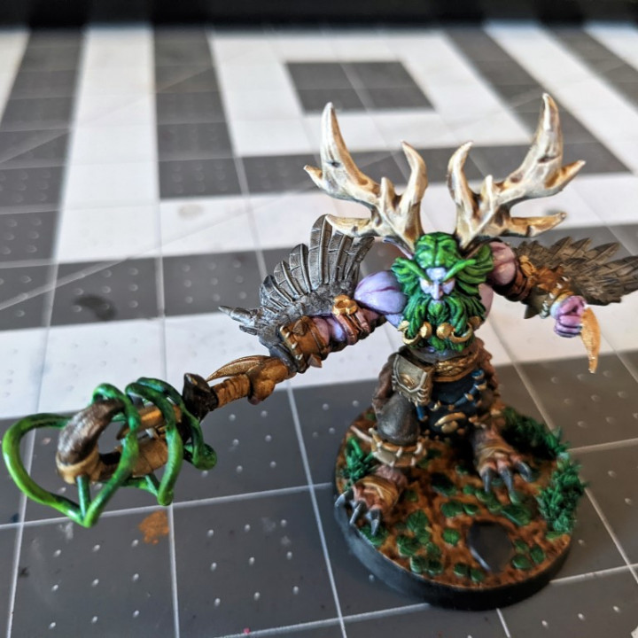 3D Print of Stormrage Night Elf attack posed - 32mm scale printable ...