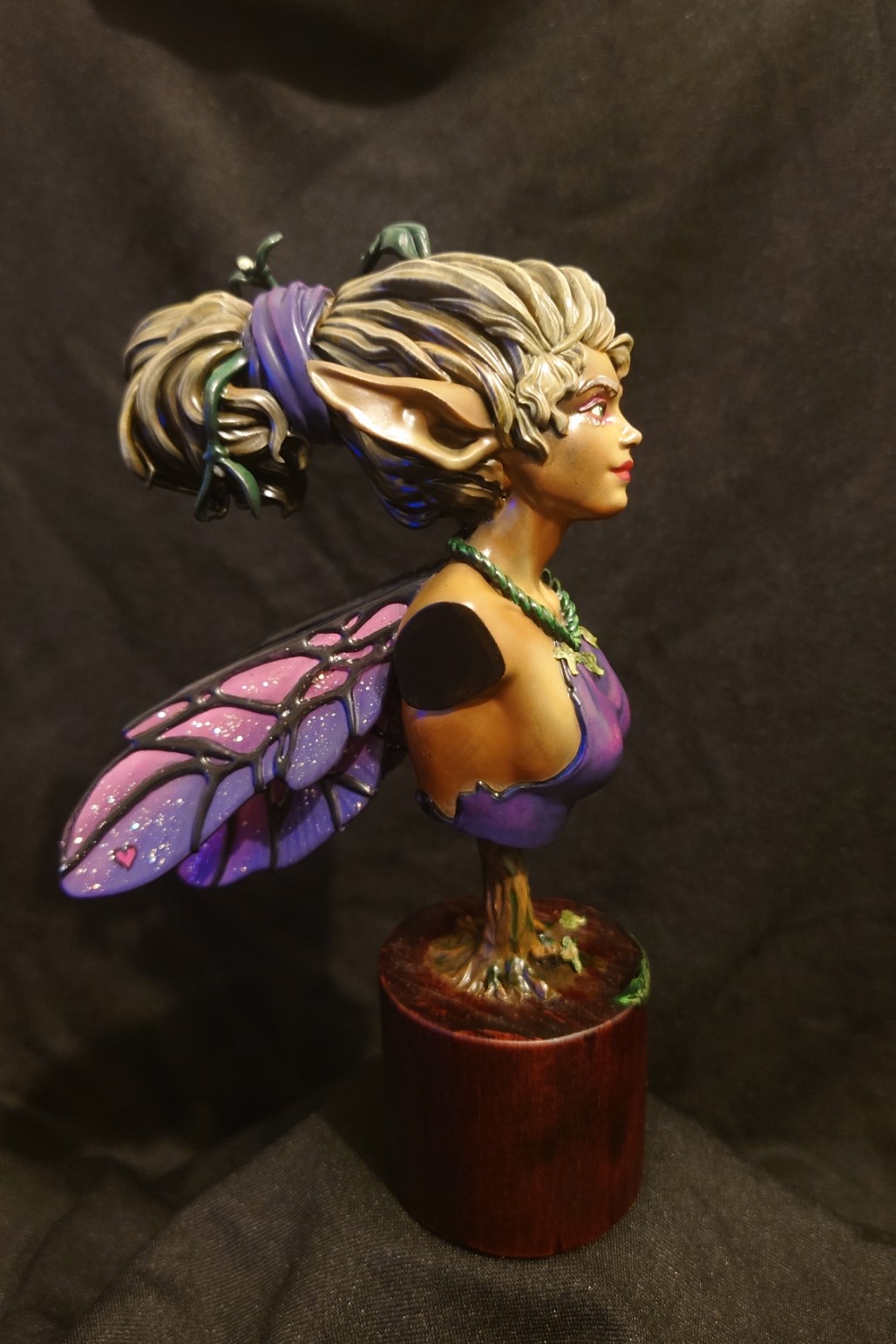 3D Printable Pixie bust pre-supported by White Werewolf Tavern