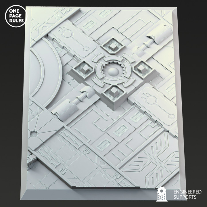 3D Printable Robot Legions Bases (Round & Square) by One Page Rules