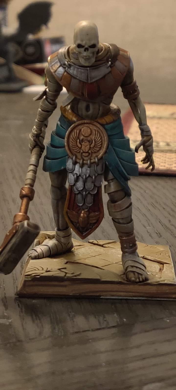 3D Printable Mummified Skeleton Giant by One Page Rules