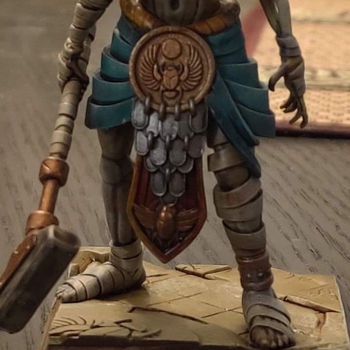 3D Print of Mummified Skeleton Giant by Smooticus