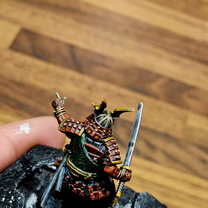 3D Print of Japanese Samurai Command Group by citizenheed