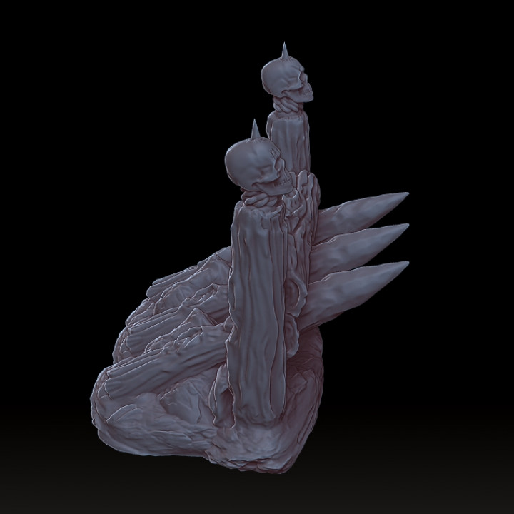 3D Printable Wooden Stakes Structure Bundle (Pre-Supported) by Admiral ...