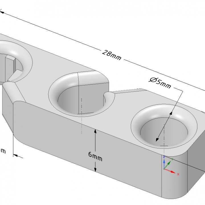3D Printable Paracord / cord / rope tensioner by deniz