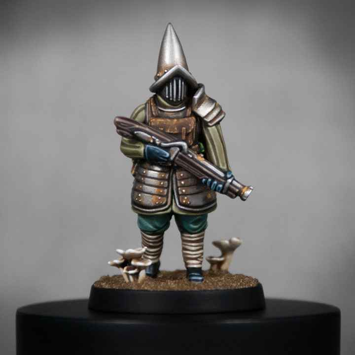 3D Print of Matchlock Mage Hunters x9 by Mike-Mutiny