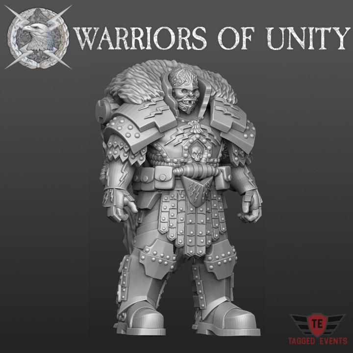 3D Printable Warriors of Unity - Legion Commander by Tagged Events