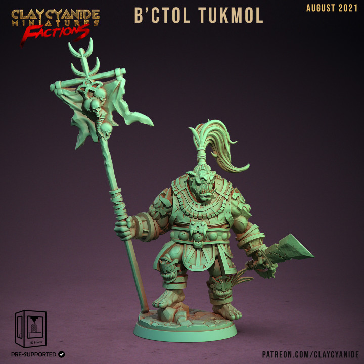 3D Printable Ugok Warlords by Clay Cyanide Miniatures