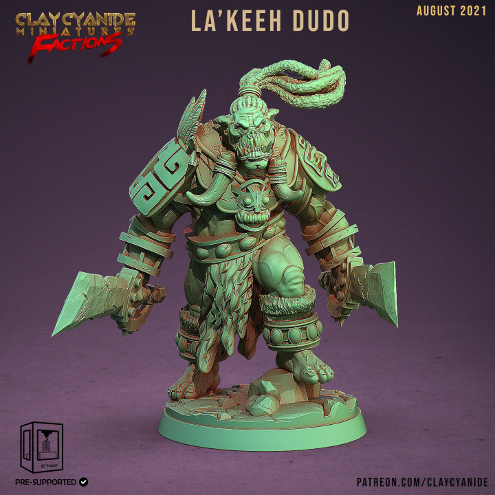3D Printable Ugok Warlords by Clay Cyanide Miniatures