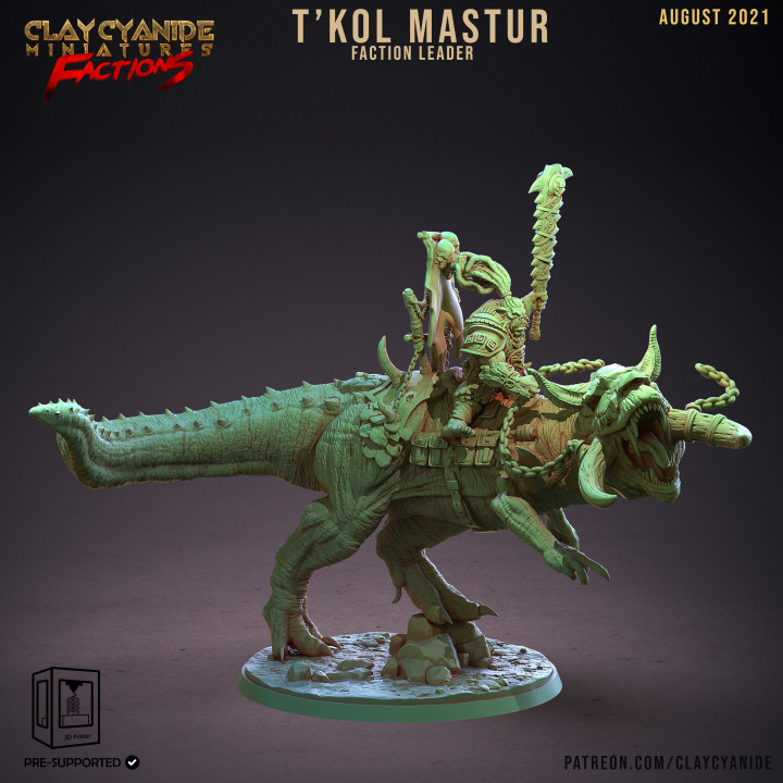 3D Printable Ugok Warlords by Clay Cyanide Miniatures