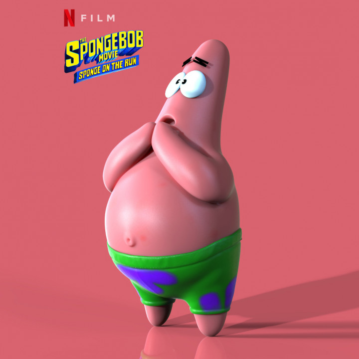 3D Printable Patrick Star (From Sponge on The Run Movie) by Dicky Kurniawan