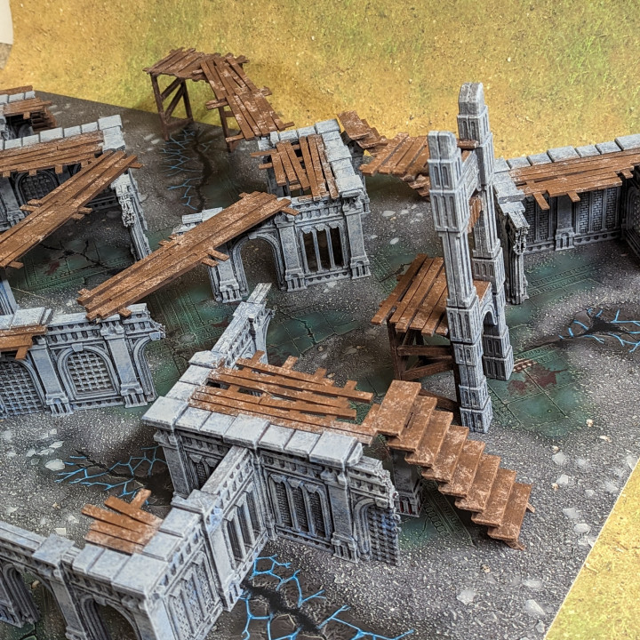 3D Printable Fantasy Ruins - Modular Building Blocks to Make The Ruined ...