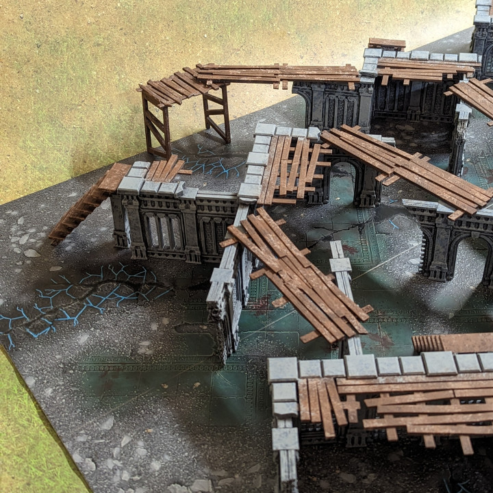 3D Printable Fantasy Ruins - Modular Building Blocks to Make The Ruined ...