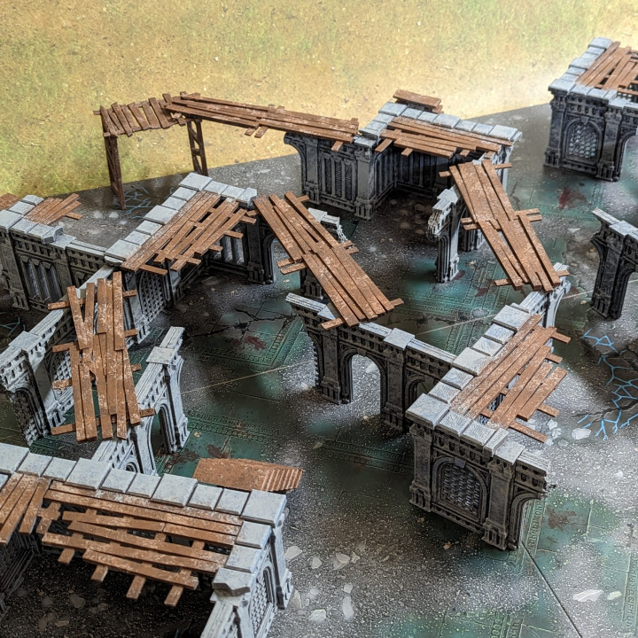 3D Printable Fantasy Ruins - Modular Building Blocks to Make The Ruined ...