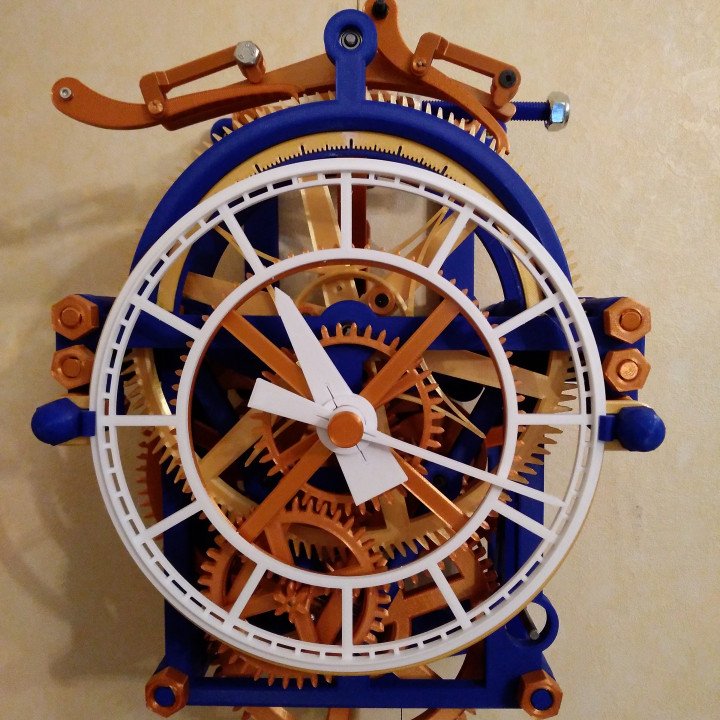 3D Print of Grasshopper clock by robertcouvreur