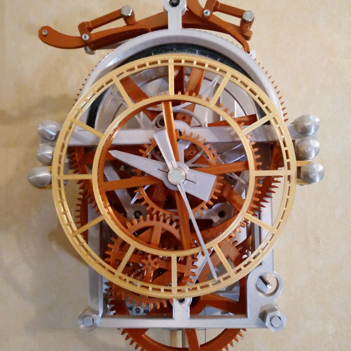 3D Print of Grasshopper clock by robertcouvreur