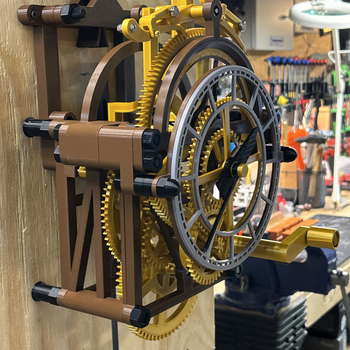 3D Print of Grasshopper clock by katzman001