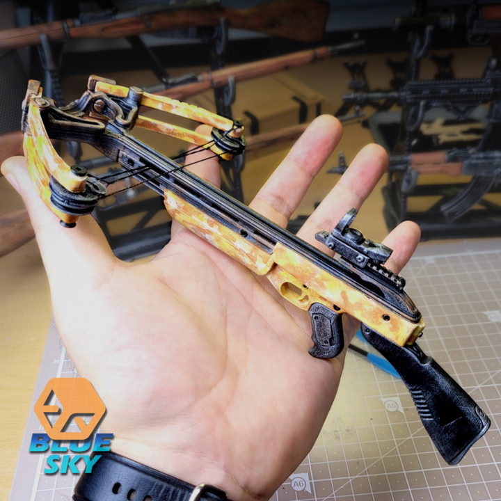3D Printable Crossbow 1/4 Scale by Sky Ha