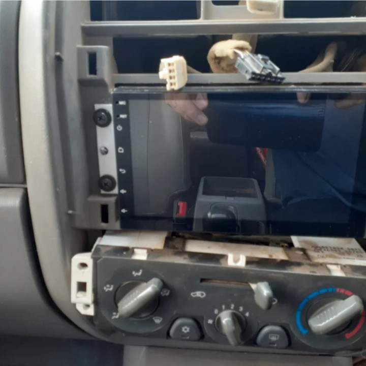 3D Printable Holden RA Rodeo Double Din Bracket by Peter Dean